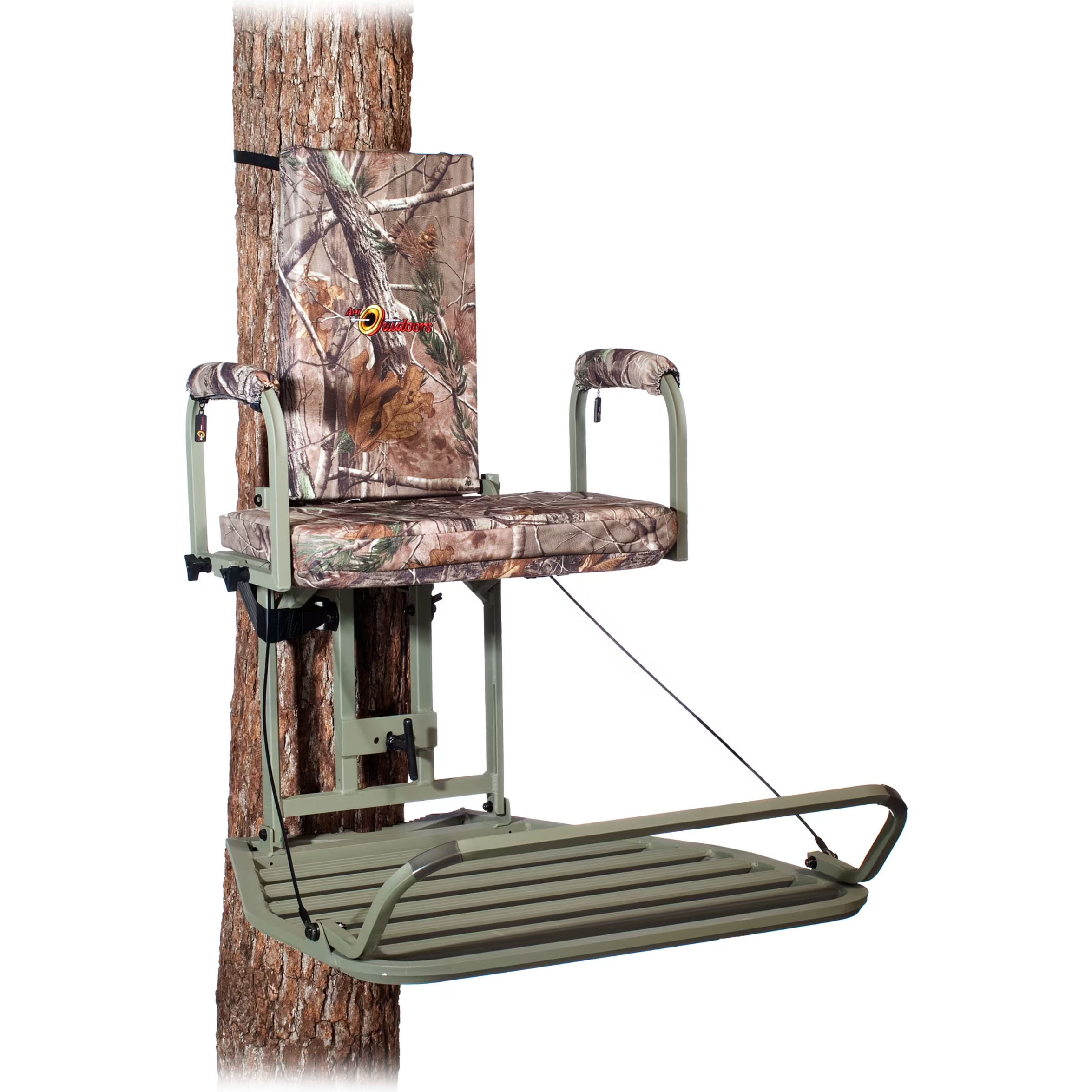 API Outdoors Alumi-Tech Magnum Baby Grand Fixed-Position Treestand ...